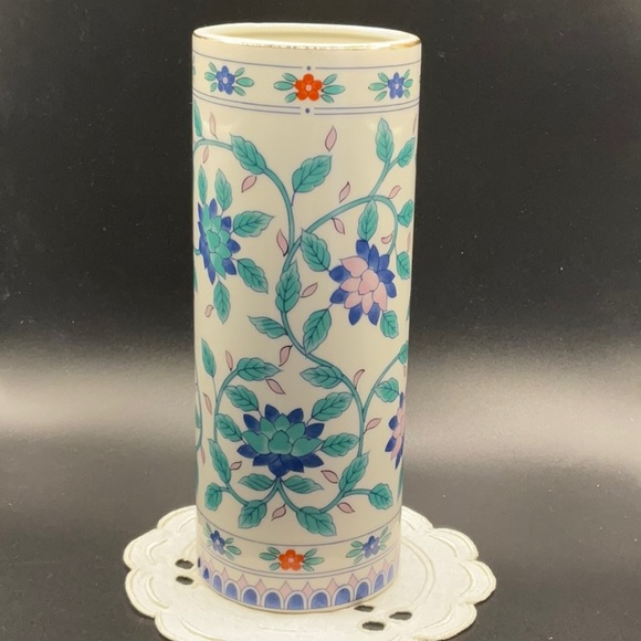 Otagiri | Accents | Vintage Otagiri Blue Imari Vase | Poshmark